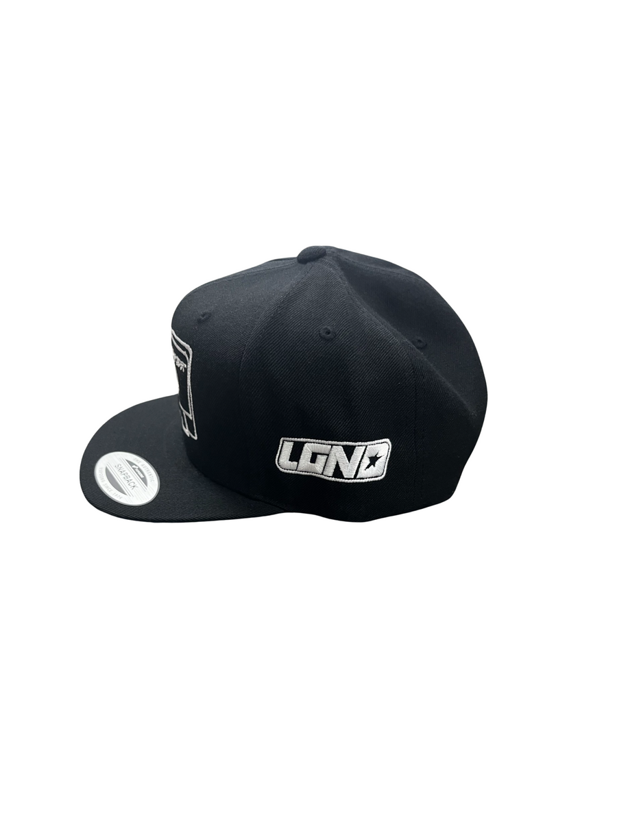 Vintage LGND tape collection “Final Chapter” Black Snapback – slfmade713
